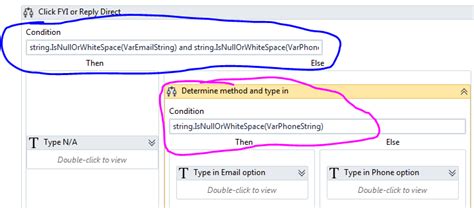 If String Variable Is Blank Then Do Something Else Via If