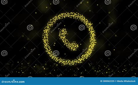 Animation Of Plexus Network From Call Symbol On Colorful Background