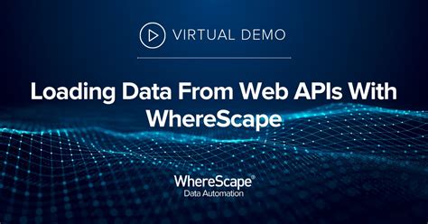 Matt Daigger On Linkedin Loading Data From Web Apis With Wherescape