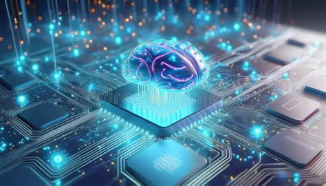 Artificial Intelligence AI Neural Network Digital Brain Machine Deep ...