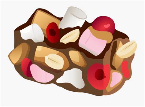 Picture Royalty Free Stock Smore Clipart Mini Marshmallow Rocky Road Slice Clipart Free