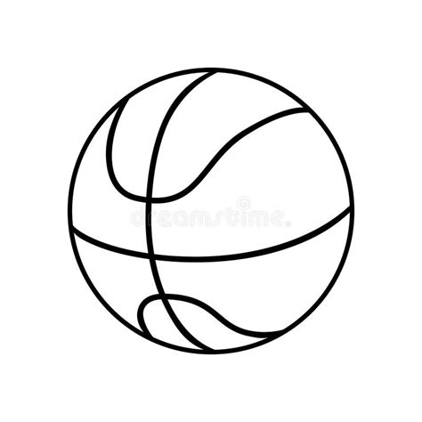 Basketball Icon Vector Set Sport Illustration Sign Ball Symbol Or