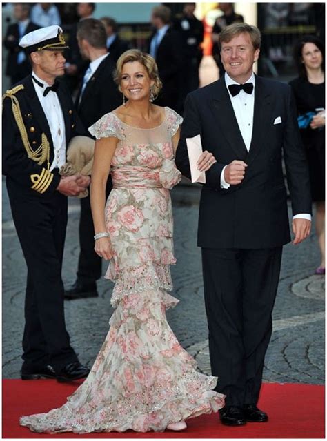 Máxima En Willem Alexander De Avond Voor De Bruiloft Van De Zweedse Kroonprinses Victoria En