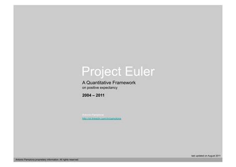Project Euler Ppt