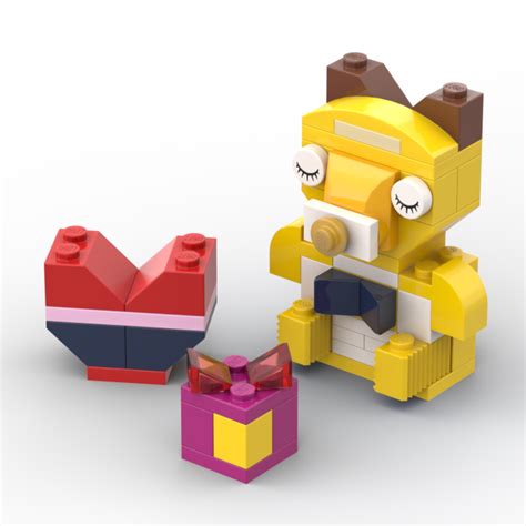 Lego Moc 11014 Teddy Bear By Lenarex Rebrickable Build With Lego