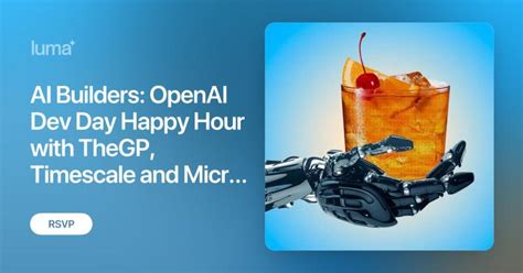 Amber Yang On Linkedin Ai Builders Openai Dev Day Happy Hour With