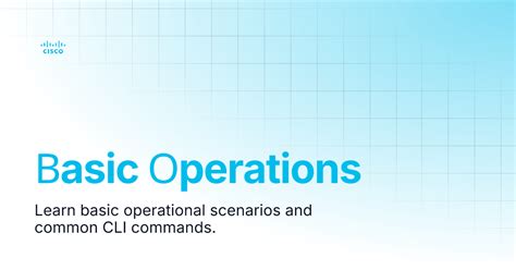 basic operations cisco crosswork nso documentation