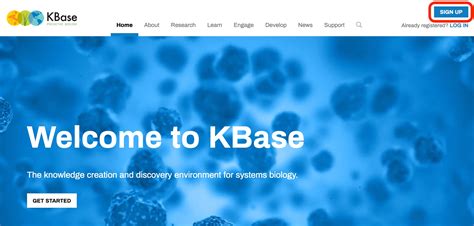 Step By Step Sign Up Kbase Documentation