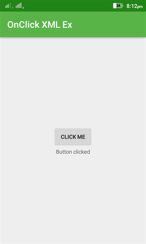 Simple Guide Button Onclick Xml Example In Android Androidride