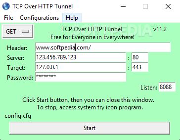 TCP Over Tunnel Download Softpedia