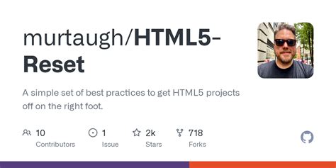 Github Murtaughhtml5 Reset A Simple Set Of Best Practices To Get