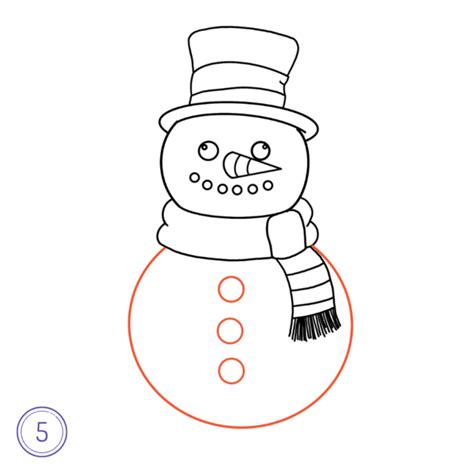 How To Draw A Snowman A Step By Step How To Mimi Panda