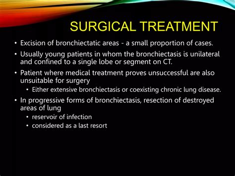 Bronchiectasis Ppt