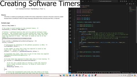 using esp32 freertos to trigger led on software timers youtube