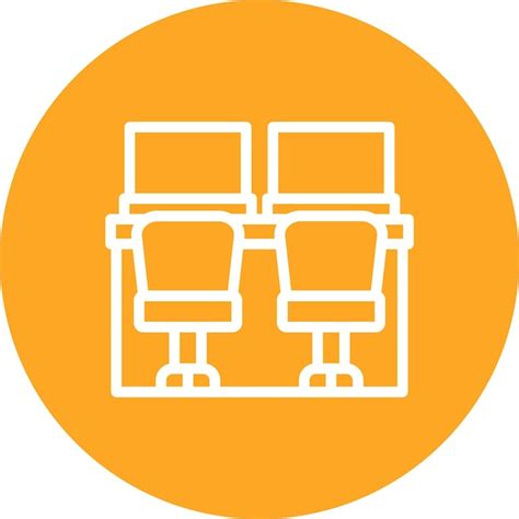 Desk Icon Premium Vector