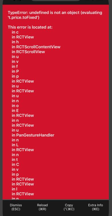 React Native Expo Error Outputs Not Showing Directories Or Source