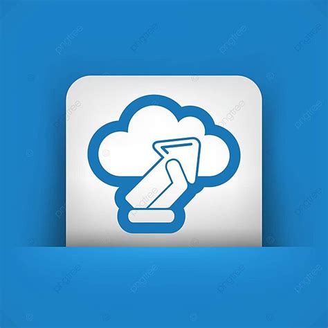 Clud Computing Virtual Processing Icon Vector Virtual Processing