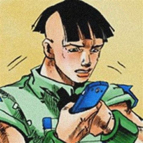 Joshu Higashikata Icons Jojo Parts Big Love Mangá Icons