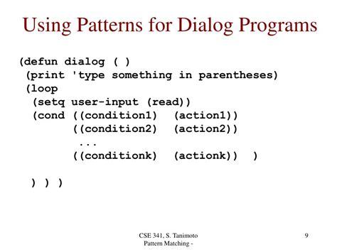 Ppt Pattern Matching In Lisp Powerpoint Presentation Free Download Id3294895
