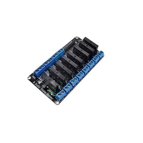 Channel V Relay Module Solid State Low Level SSR DC Control DC With Resistive Fuse DarkOct