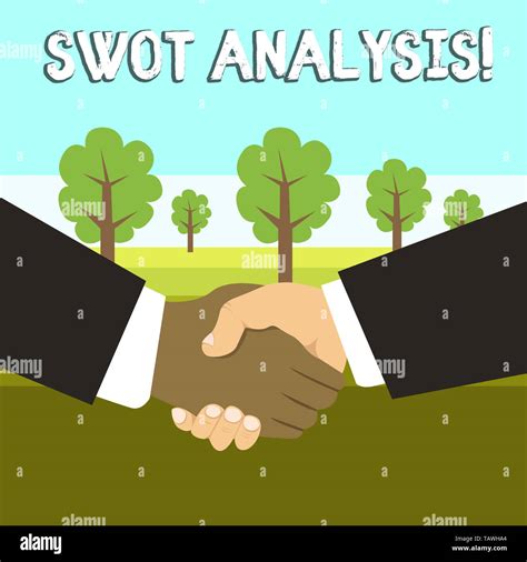 Conceptual Hand Writing Showing Swot Analysis Concept Meaning Framework Used To Evaluate A