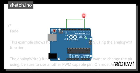 LED Fade Wokwi ESP32 STM32 Arduino Simulator
