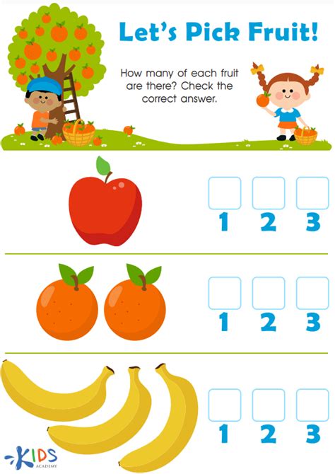 Counting To 3 Learning Materials