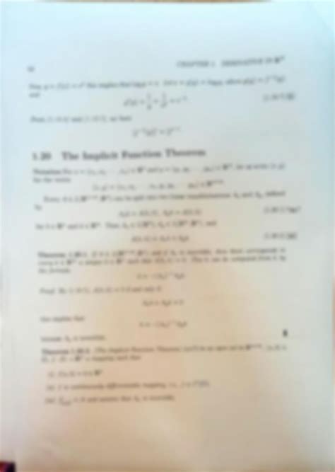 Solution Inverse Mapping Theorem Studypool