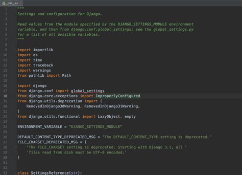 python how should i do when conf folder doesn t have global setteings