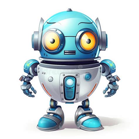 3d Robot Illustration Futuristic Design And Technology Concept Stock