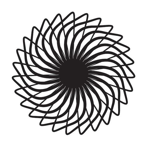 Premium Vector Abstract Circular Geometric Elements Round Pattern Decorative Vector Design