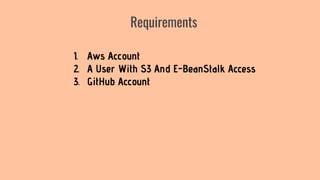 CICD Pipeline Using Github Actions PPTX