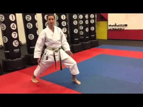 Warren Levi Karate Moving In Front Stance Zenkutsudachi Youtube