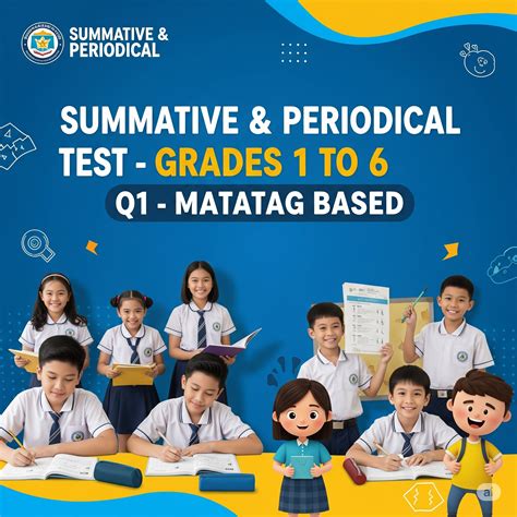 Summative And Periodical Test Grade 1 To 6 Q1 Matatag Based