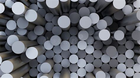 Abstract 3d Illustration Of Colorful Cylinders Background Stock Illustration Illustration Of