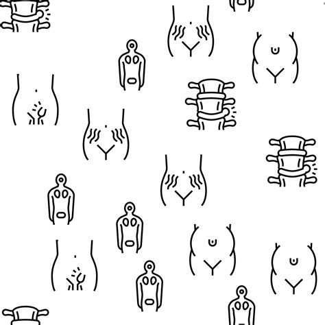 Disease Health Problem Vector Seamless Pattern 10144748 Vector Art At