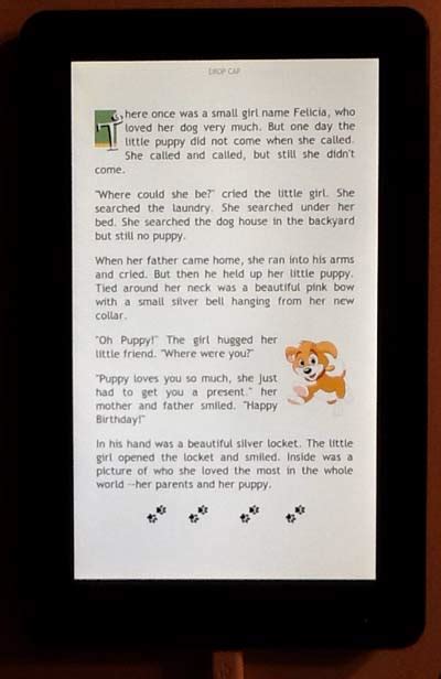 Kindle Formatting Solutions Drop Cap Html In Ebooks Unruly Guides