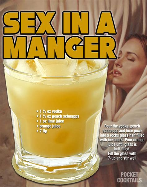 Sex In A Manger Pocket Cocktails