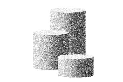 도트 워크 3d 연단 배경 블랙 노이즈 스티플 도트 실린더 점선 벡터 0명에 대한 스톡 벡터 아트 및 기타 이미지 0명 강단 거친 필름 효과 Istock