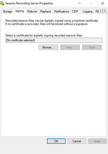 Citrix Session Recording Server Pt2 Configure Edit Forum
