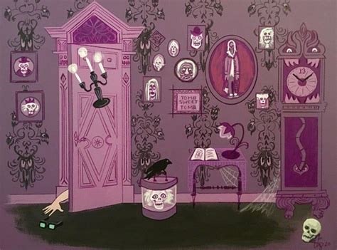 El Gato Gomez Halloween Illustration Disney Haunted Mansion Disney Art