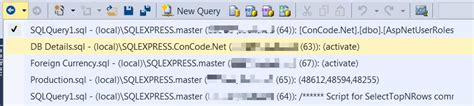 SQL Server Management Studio Productivity Enhancements
