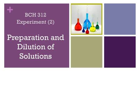 Chemical Laboratory Solution Preparation Presentation Pdf