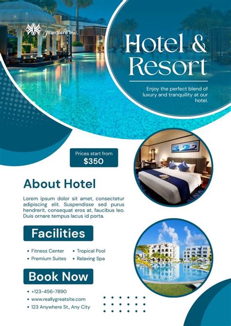 Free Customizable Hotel Poster Templates Canva