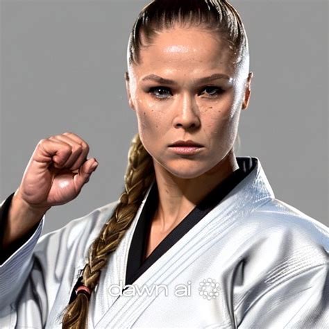 Ronda Rousey Karate 01 By Terryyime On Deviantart