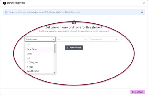 Show And Hide Elements On A Page Display Conditions Elementor