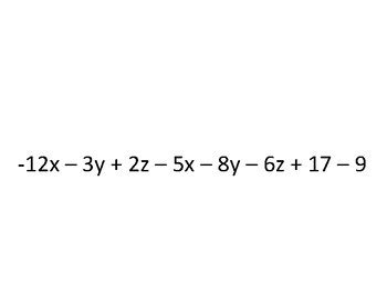 Simplifying Expressions Activity By MiddleMathResources TPT