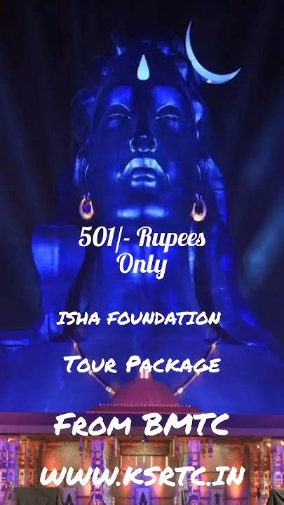 How To Book Isha Foundation Package Tour From Bmtc Bmtc Bmtcbus Volvo Ishafoundation Shorts