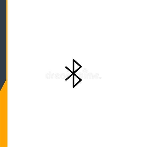 Icon Bluetooth Using Line Style Vector UX UI Stock Vector Illustration Of Element Bluetooth