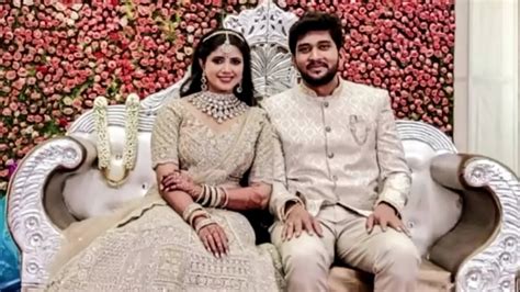 Serial Actress Swetha Kheldge Weds Viranth 🤩 Kannedhirey Thondrinal